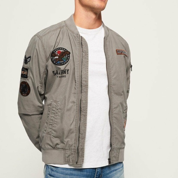 Superdry | Jackets & Coats | Superdry Mens Rookie Duty Patch Bomber ...